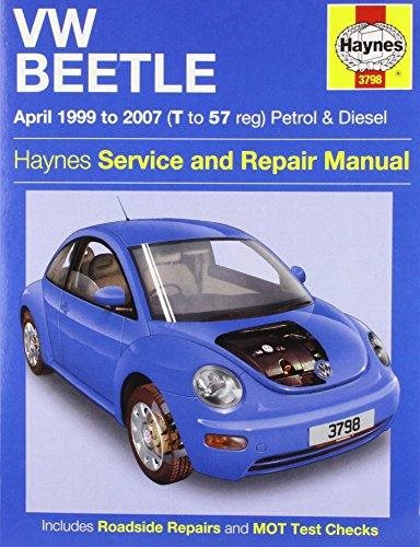 VW Beetle Petrol & Diesel (Apr 99 - 07) Haynes Repair Manual