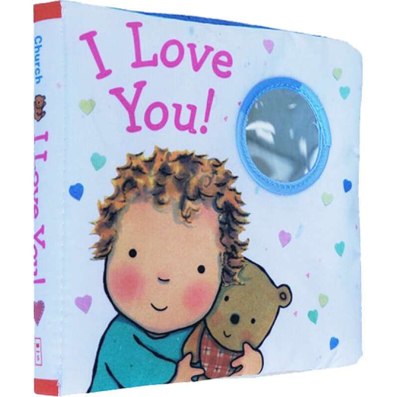I Love You Cloth Book 我爱你 英文原版 儿童启蒙布书
