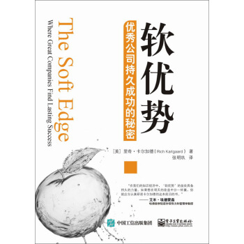 现货:软优势:优秀公司持久成功的秘密电子工业出版社9787121272578