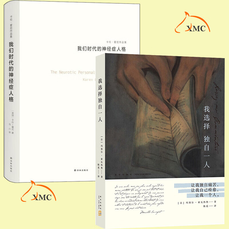现货 我们时代的神经症人格+我选择独自一人 法国女性文学里程碑 现代人的病态心理和变态人格 经典H 书籍