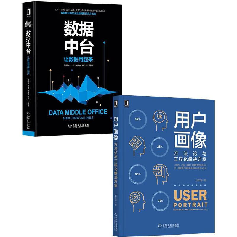 [套装书]用户画像：方法论与工程化解决方案+数据中台：让数据用起来（共2册）