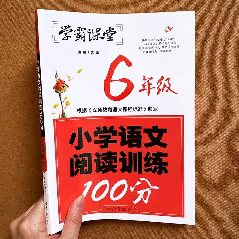 六年级小学语文阅读训练100分 阅读理解专项训练书6年级人教部编版小学生每日一练阅读题课外学习资料强化同步习题练习册学霸课堂 学霸课堂_6年级语文阅读理解_1 小学六年级