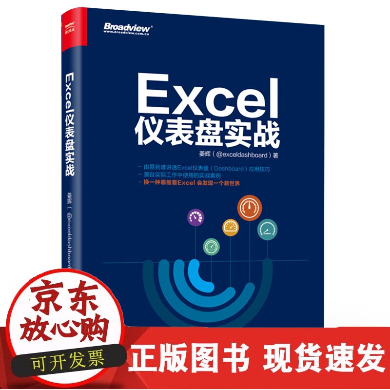 Excel仪表盘实战 Excel数据可视化 仪表盘可视化分析报告的构思方法和设计步骤 用E