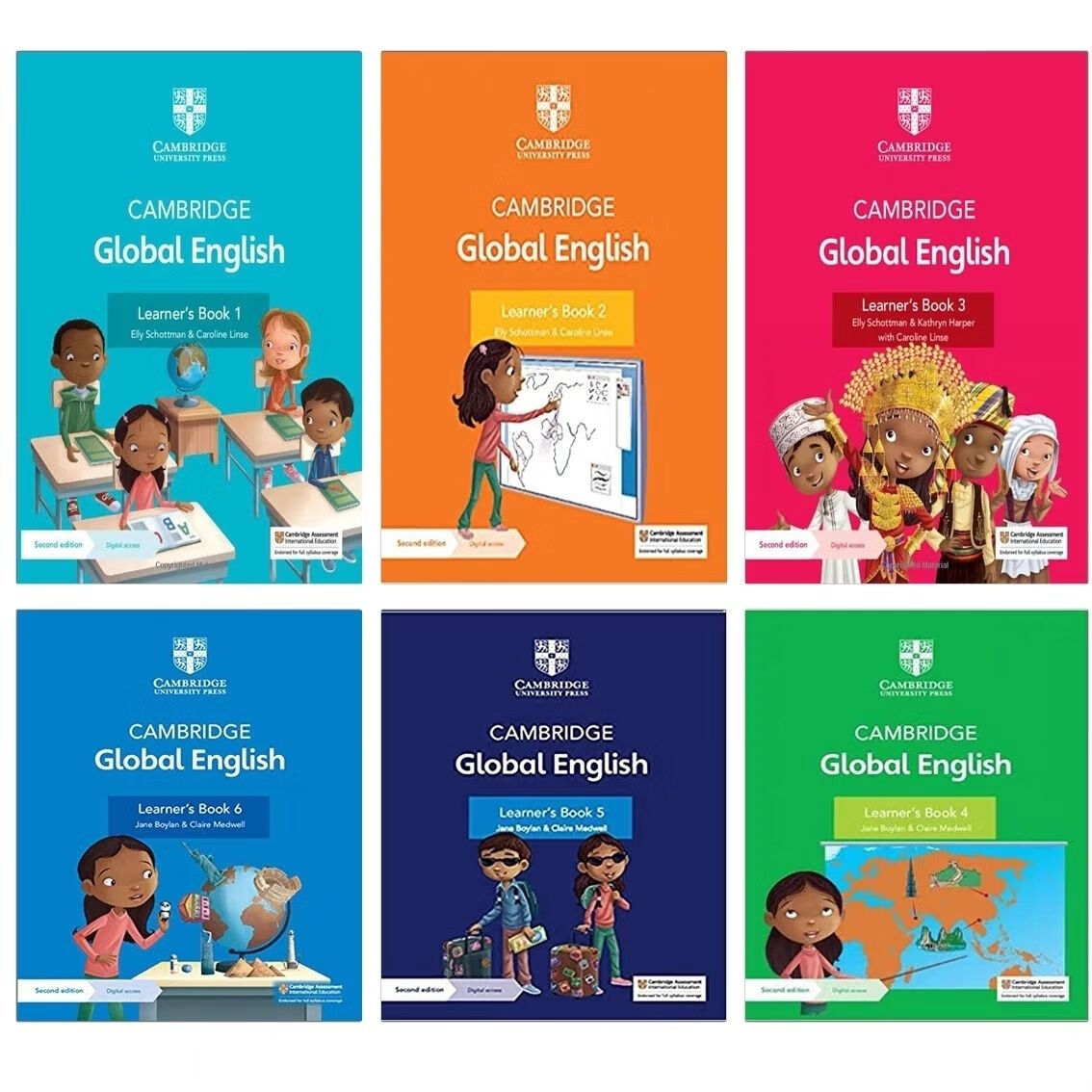 剑桥国际Cambridge Global English第二版1-6级 彩印 单买课本（请备注）
