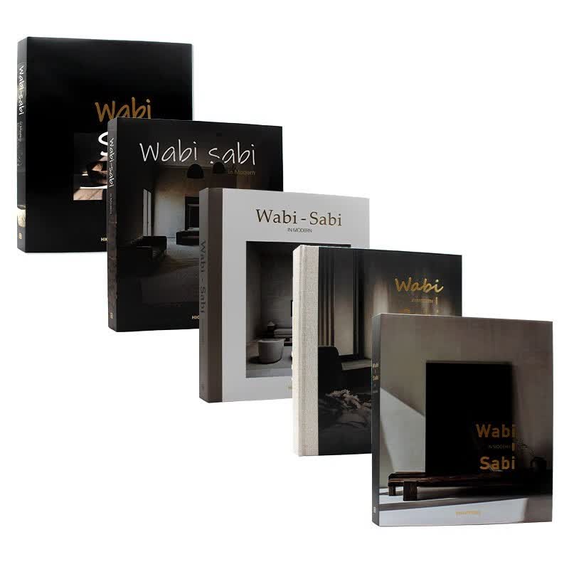 现货包邮 Wabi Sabi in modern 现代侘寂风 极简实木侘寂 别墅酒店度假村设计参考书 封面多款 随机发一 英文原版
