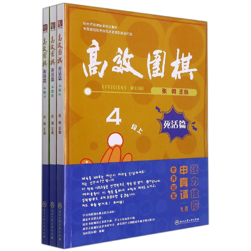 高效围棋(死活篇4段上中下杭州市棋类协会教材)