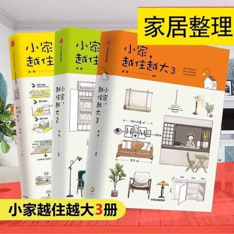 小家 越住越大(3册) (内页黑白)逯薇 著 家的容器装修