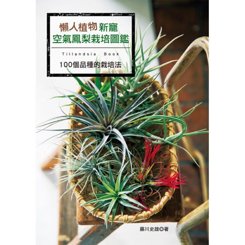 台版 懒人植物新宠 空气凤梨栽培图鉴 介绍了100个品种的空气凤梨栽培方式日常管理与