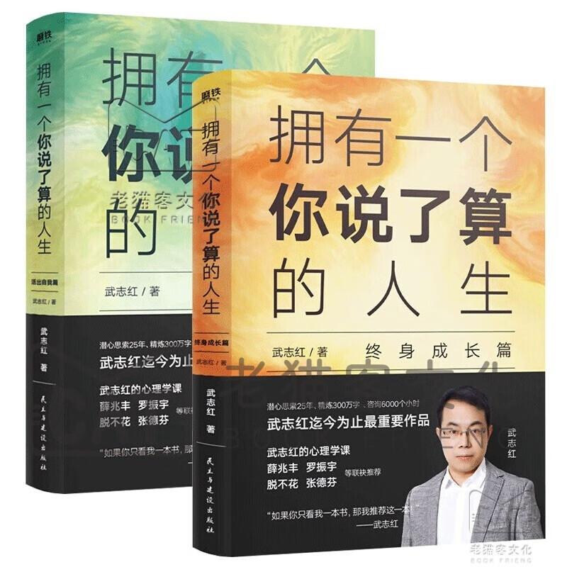 武志红拥有一个你说了算的人生.活出自我篇+终身成长篇（套装共2册）武志红心理学书籍