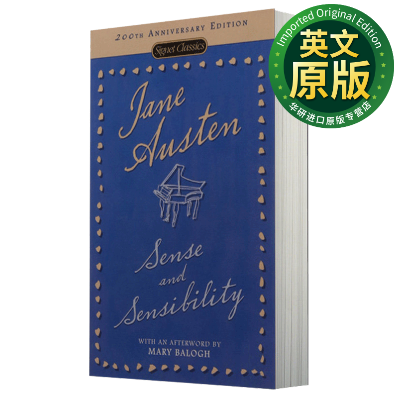 理智与情感 英文原版 Sense and Sensibility 英文版 Austen, Jane 简奥斯汀