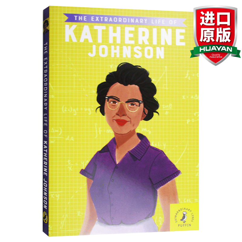 英文原版 The Extraordinary Life of Katherine Johnson 全英文版
