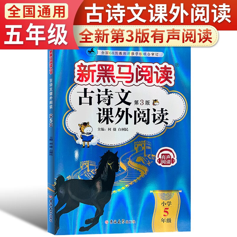 2024新黑马阅读 语文五年级古诗文课外阅读 阅读理解五年级语文古诗文课外阅读训练