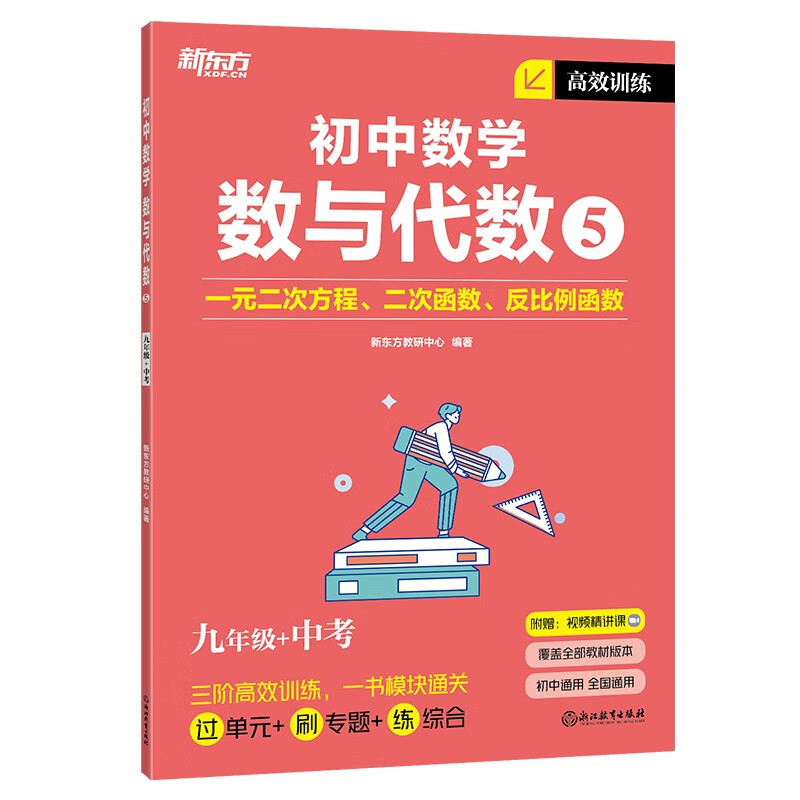 新东方 高效训练：初中数学 数与代数5 九年级+中考 中考数学单项练习冲刺训练题