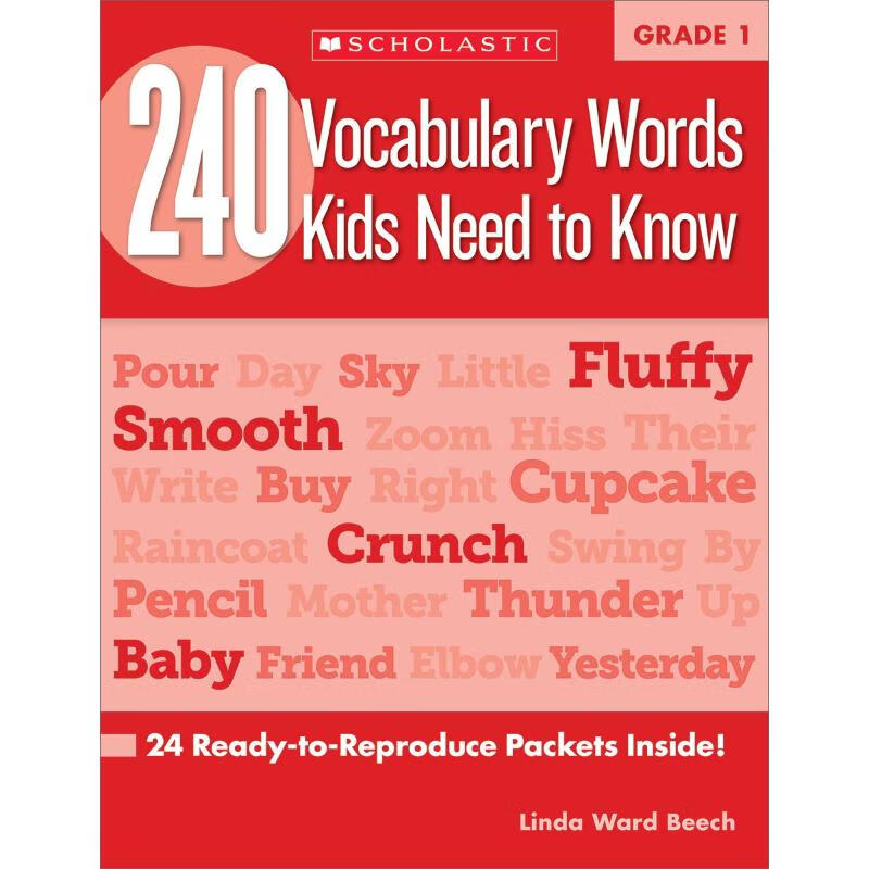 240 Vocabulary Words Kids Need To Know: 图书