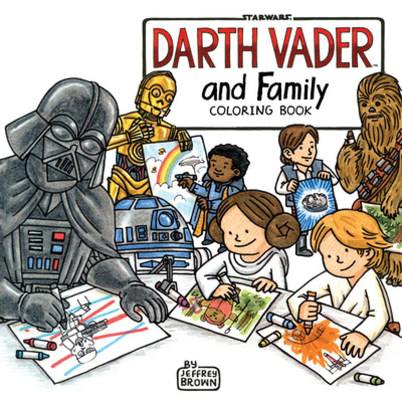 Darth Vader and Family Coloring Book: (Star ...