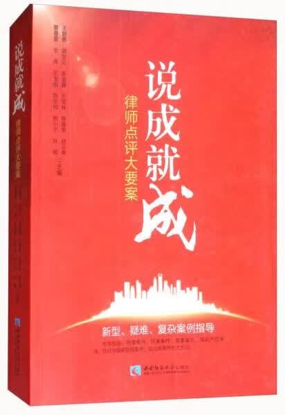 说成就成：律师点大要案9787562191810