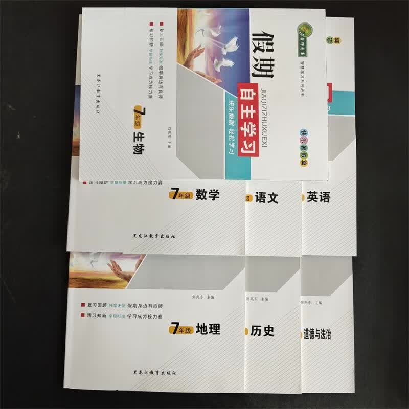 2024版鑫辉图书 快乐暑假篇 假期自主学习 7年级科目自选 数学