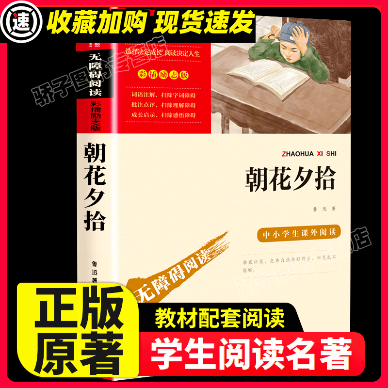 钢铁是怎样炼成的 原著 快乐读书吧小学生二三四五六年级阅读课外书必书籍书目儿童文学阅读经典名著青少 【满2件9折】朝花夕拾