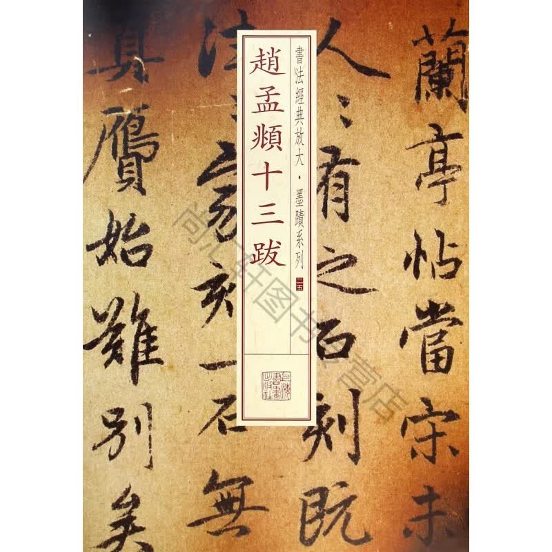 书法经典放大·墨迹系列---赵孟頫兰亭十三跋