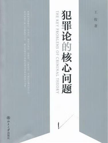 犯罪论的核心问题 法律 王俊著 北京大学出版社    9787301199107