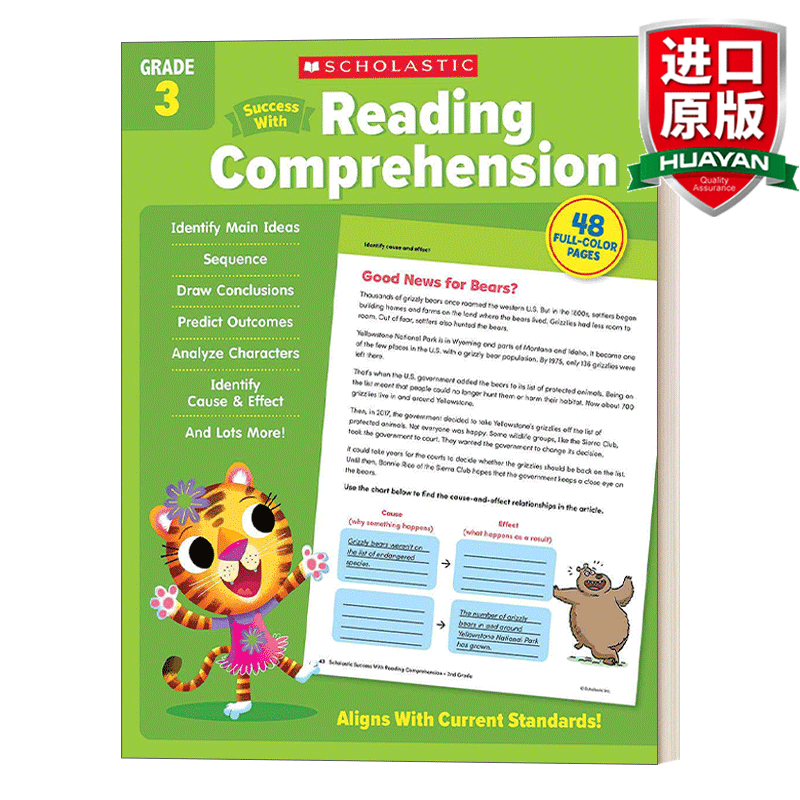 【瑕疵书】Scholastic Success with Reading Comprehension 英文原版