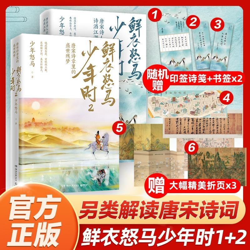 【赠折页海报】鲜衣怒马少年时 全套21 桃李春风一杯酒 叶楚桥少年怒马著 唐宋诗人的诗酒江湖 全2册