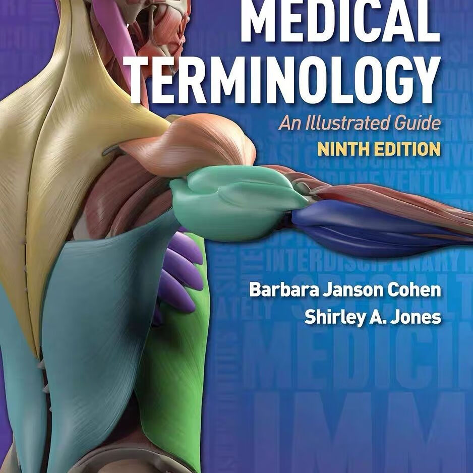 Medical Terminology 医学术语 : 图解指南 第9版 英文彩色纸质书