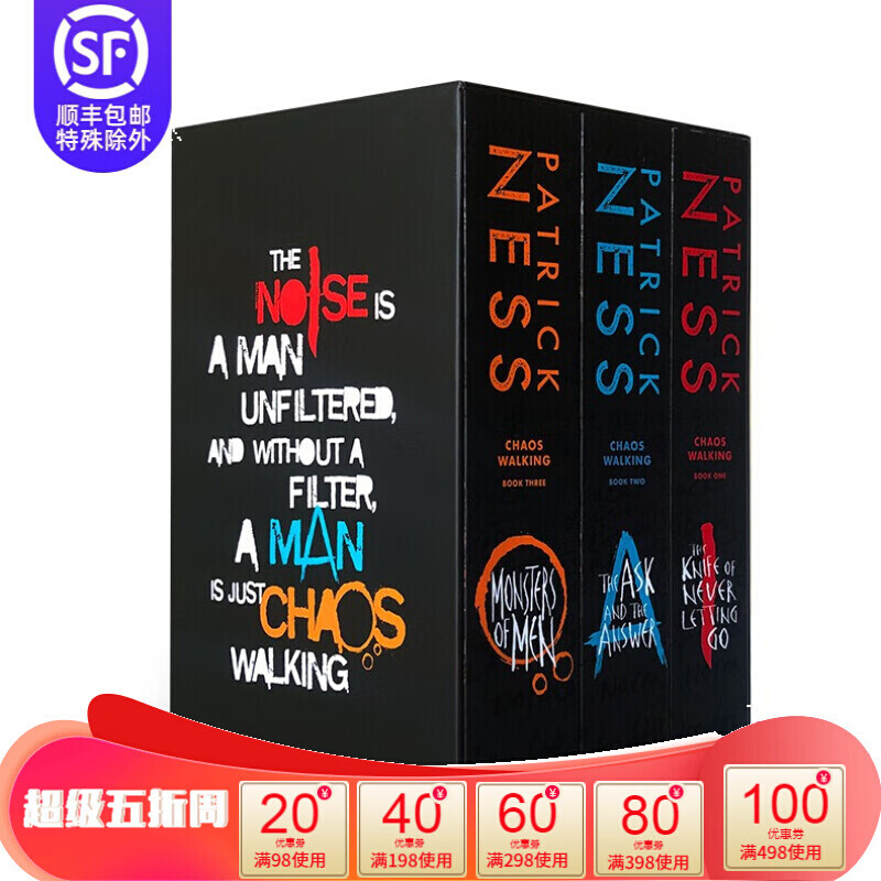 英文原版 Chaos Walking Boxed Set 3册盒装 Monsters of Me