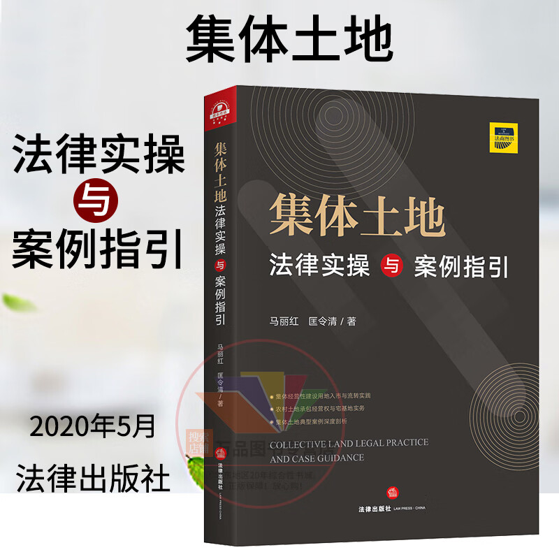 2020新书 集体土地法律实操与案例指引 马丽红 匡令清 法律出版社 集体经营性建设用地入市