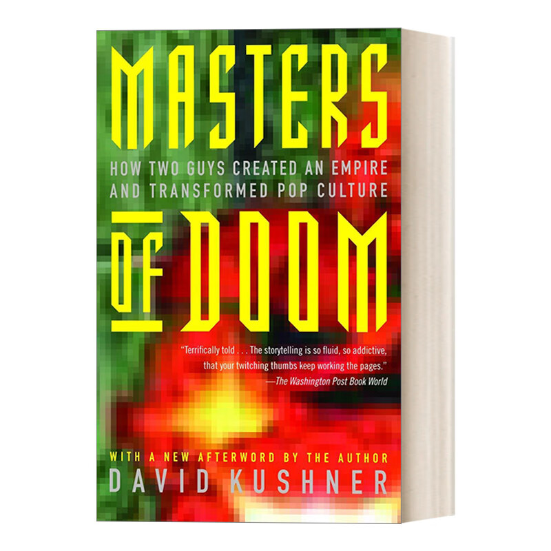Masters Of Doom DOOM 英文版 启世录 游戏领域传记 豆瓣高分推荐 David Kushner 英文原版 进口英语原版书籍