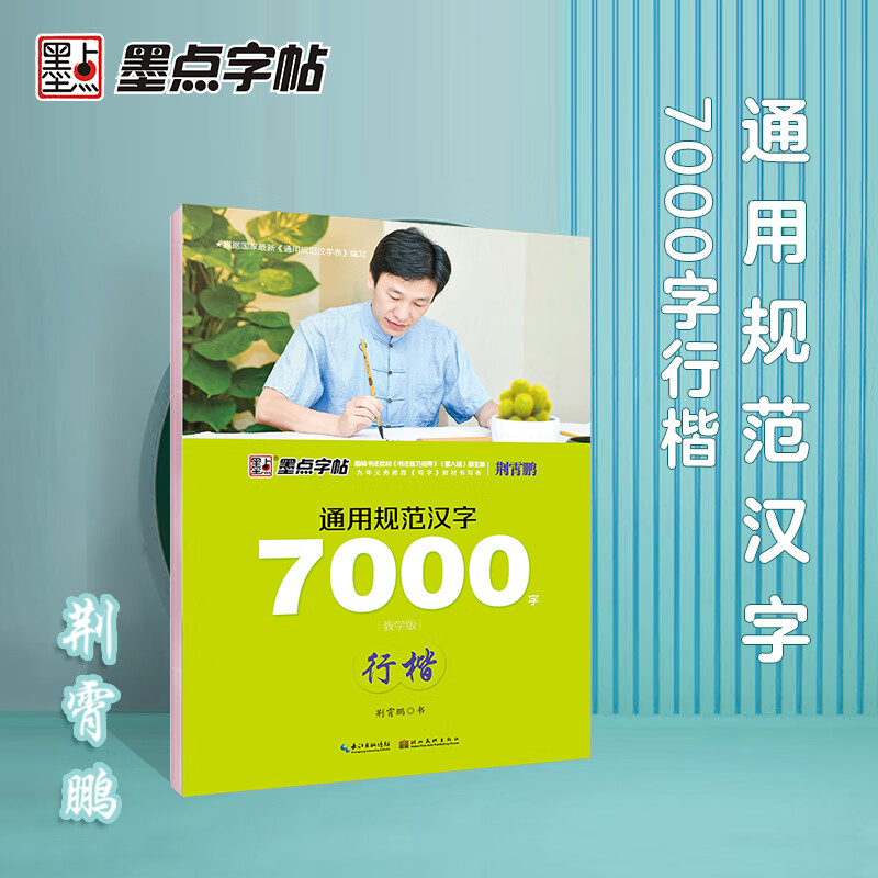 墨点字帖 荆霄鹏行楷通用规范汉字7000字教学版常用字 学生成人初学者硬笔书法练字帖