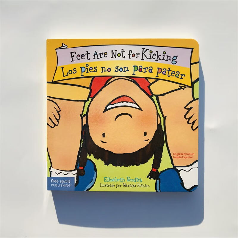 英西双语学习 Feet Are Not for Kicking 纸板书