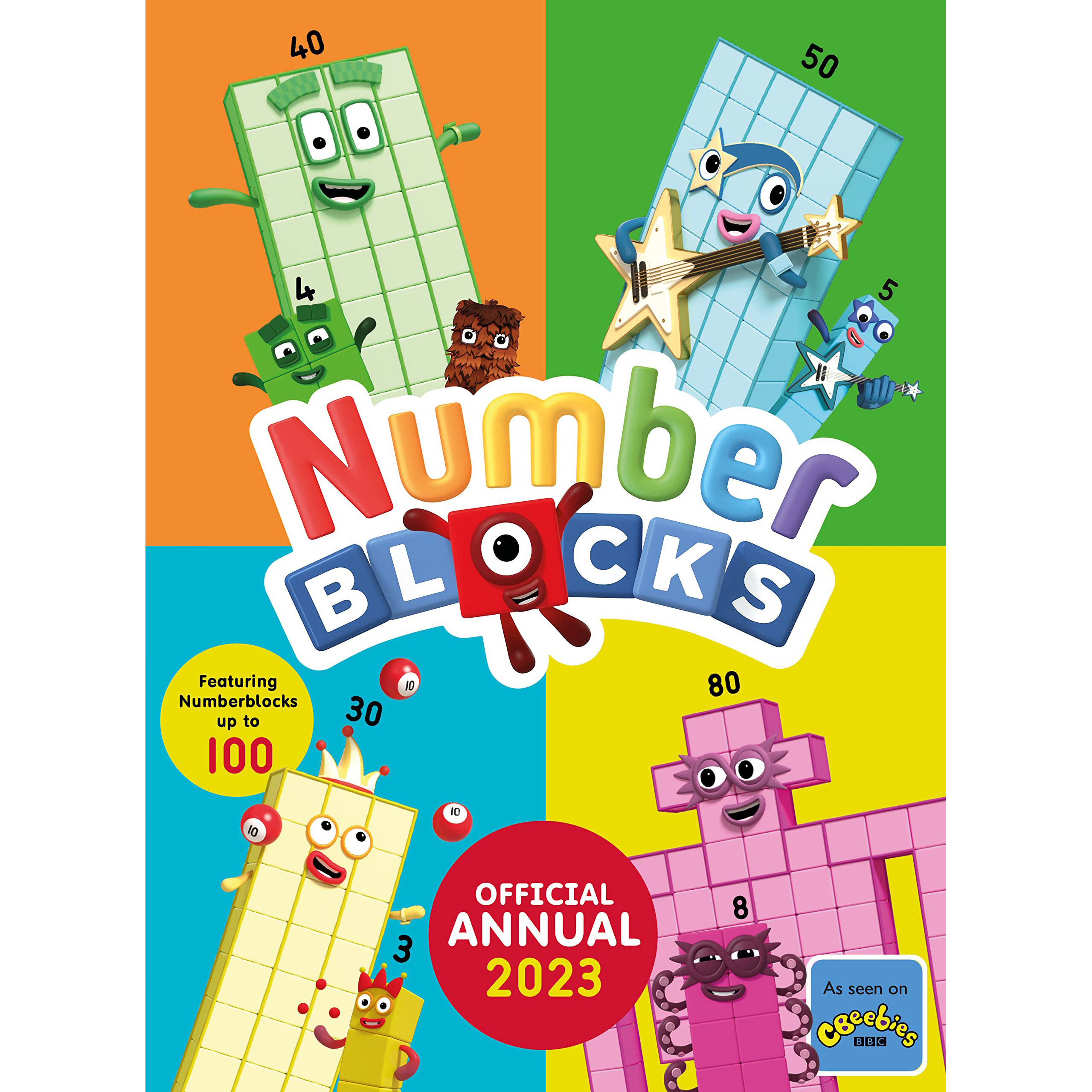 现货  Numberblocks Annual 2023年 数字积木 英国儿童英文启蒙图书 学龄前幼儿3-6岁数学教具绘本