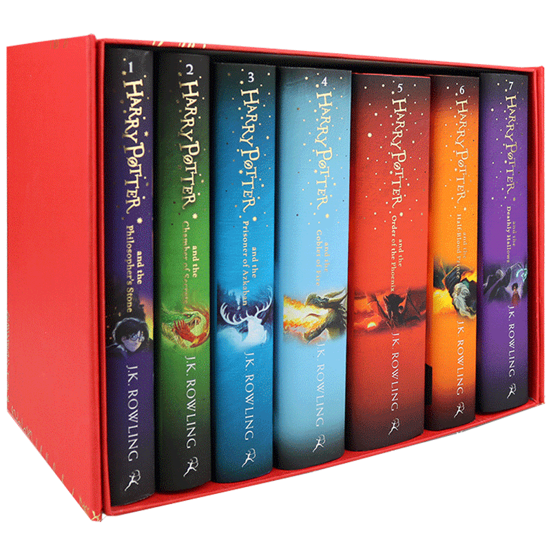 现货 轻小说Harry Potter 1-7哈利波特全集 英语学习热门影视侦探小说