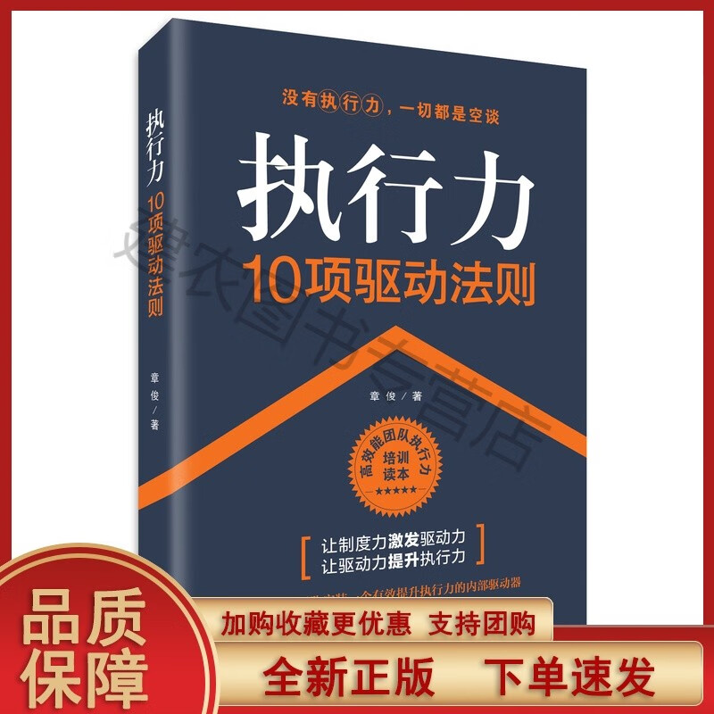 执行力10项驱动法则 经营管理书籍 团队提升 书籍
