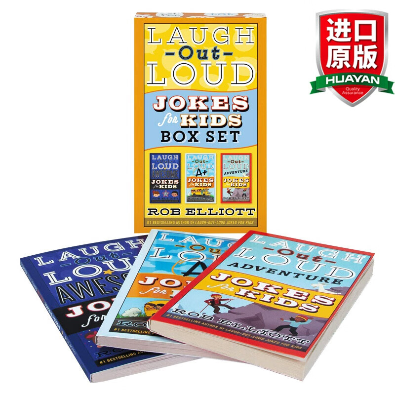 英文原版 笑爆肚子的笑话 3册盒装 Laugh Out Loud 搞笑幽默课外阅读书 全英文版