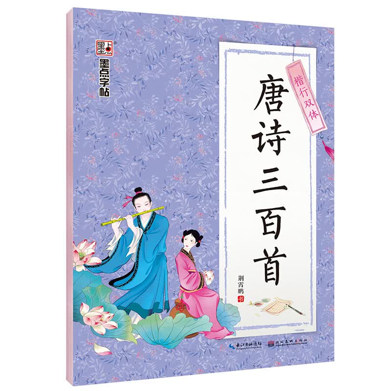 墨点字帖 楷书字帖入门钢笔字帖唐诗三百首楷书行书字帖 荆霄鹏临摹字帖楷行双体