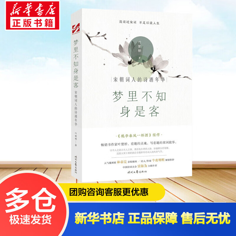 梦里不知身是客 宋朝词人的诗酒年华 叶楚桥 书籍