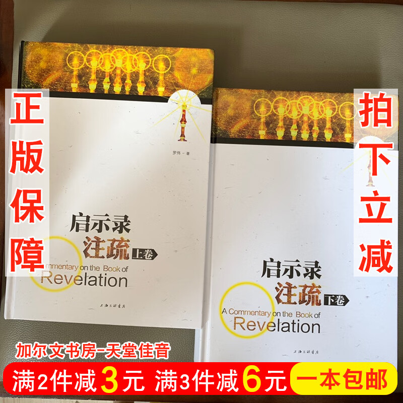 启示录注疏上下卷 罗伟 著注释