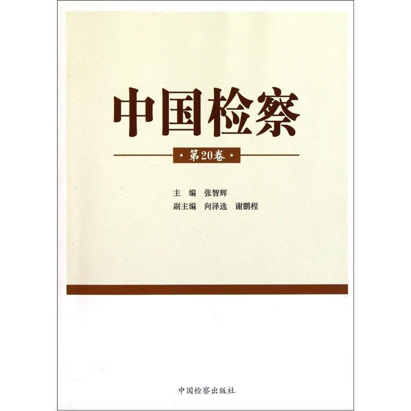 中国检察 张智辉