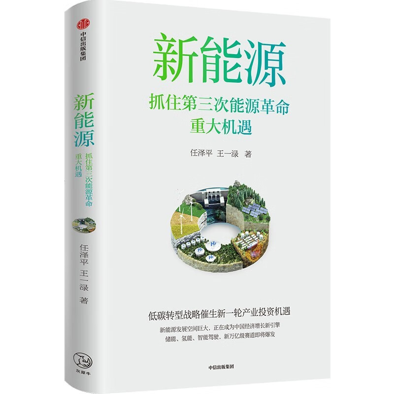 书籍 新能源 抓住 三次能源革命重大机遇 任泽平王一渌著实战经济学可以复制的财富自由新能源革命低碳转型战略案例分析研究