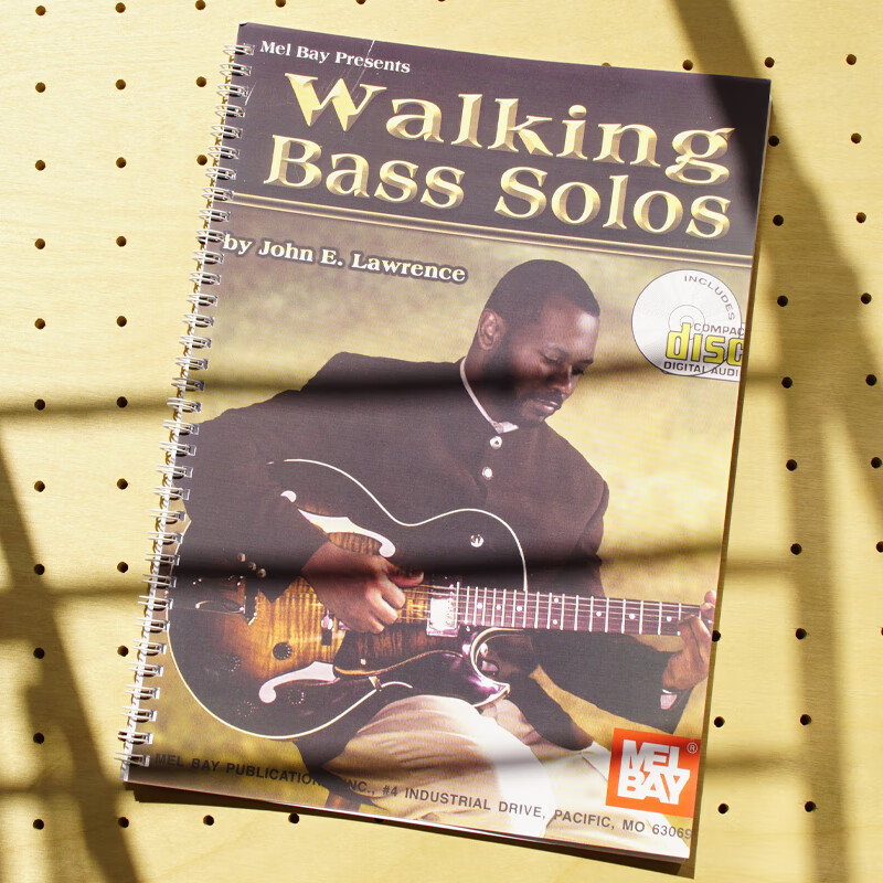 Walking Bass Solos爵士布鲁斯吉他独奏行走贝司电吉他教程教材