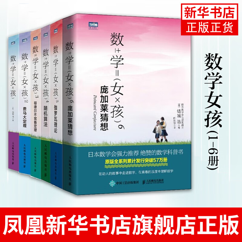 数学女孩全套自选】数学女孩1-6册单本套装自选 数理化科普读物 6册数学女孩