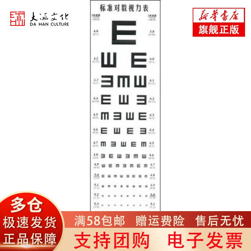 标准对数视力表