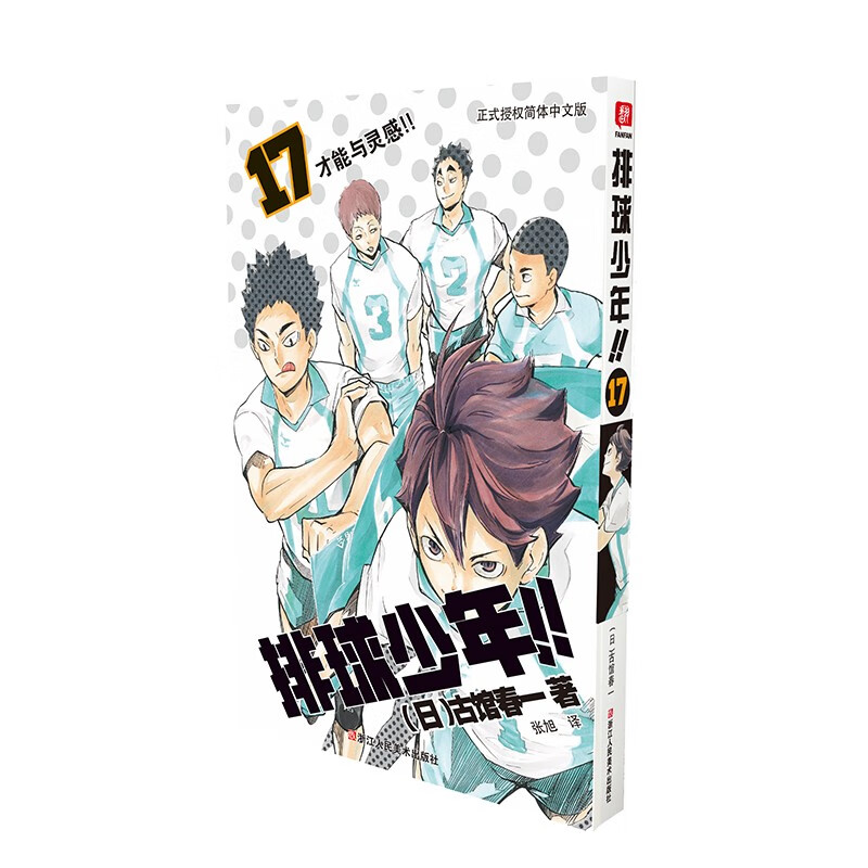 排球少年漫画1-24册古馆春一著青少年学生课外阅读简体中文版日本青春热血动漫书籍 日本火爆畅销漫画书籍 排球少年17