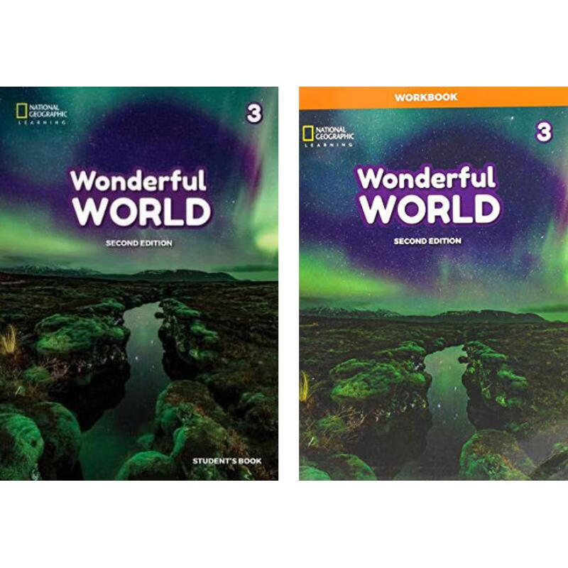 现货 Wonderful World 3 学生用书+练习册（9781473760455+978...