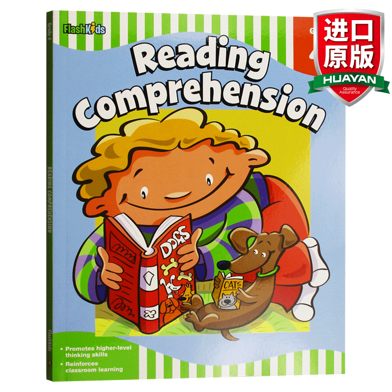 英文原版 小学英语阅读理解练习册四年级 Reading Comprehension Grade 4 全英文版