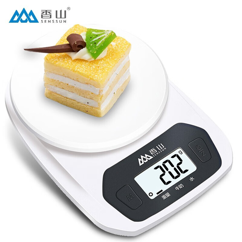 京东极速版：SENSSUN 香山 EK802 厨房电子秤 标准版 5kg/1g 时尚灰，30.9元 包邮（需用券，可用13元首购礼金 ...