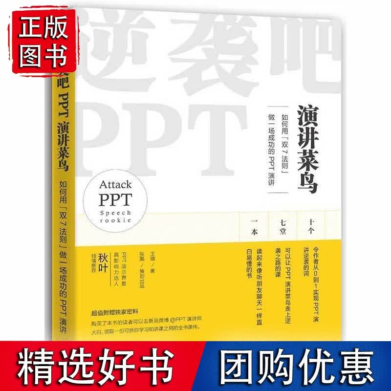 逆袭吧,PPT演讲菜鸟:如何用“双七法则”做一场成功的PPT演讲