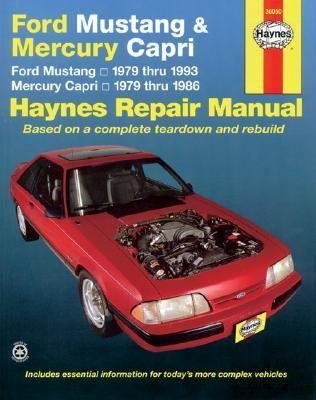 Ford Mustang, Ghia & Cobra (1979-1993) & Mercury Capri, Ghia & RS (1979-1986) in-line 4 cyl